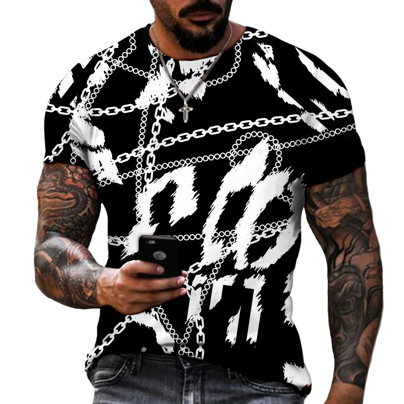 the TAGGER - New Design Men Printed T-Shirt