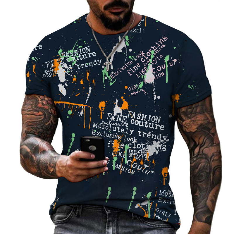 the TAGGER - New Design Men Printed T-Shirt