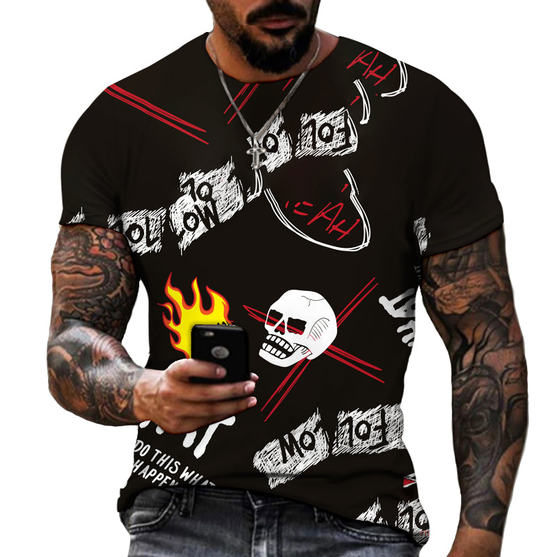 the TAGGER - New Design Men Printed T-Shirt