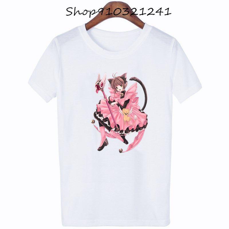 the CARTOONIST - Print Card Captor Women T-Shirt